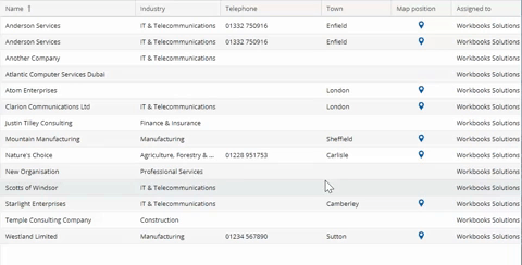 Customising Columns | Workbooks CRM Support